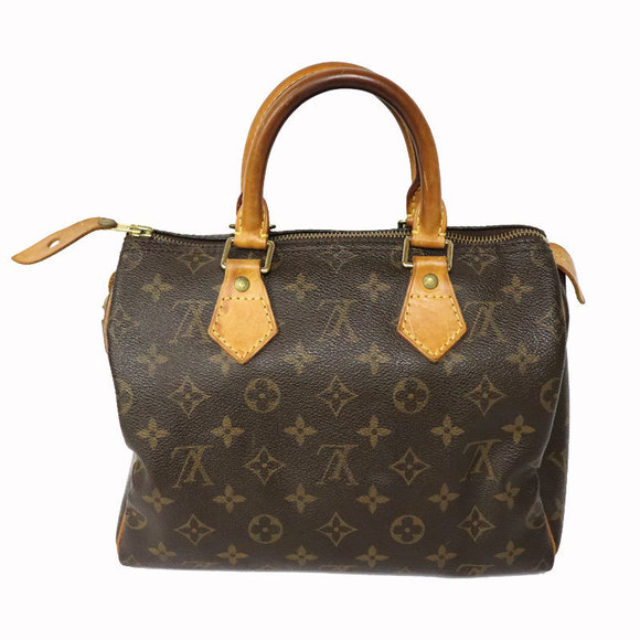 Louis Vuitton | Bags | Louis Vuitton 25 Speedy Monogram Handbag Brown ...